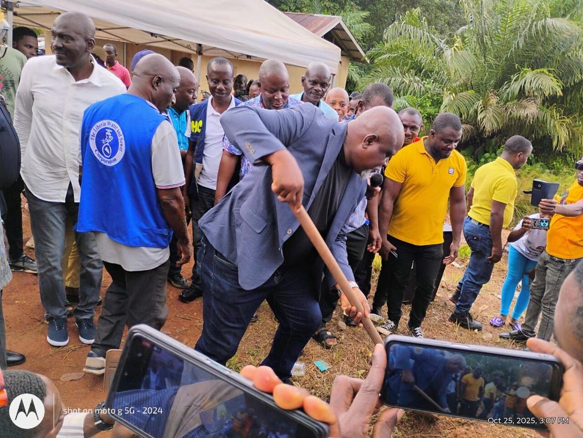 LWSC Breaks Ground for Pipe-Borne Water Supply in Pleebo City | News ...