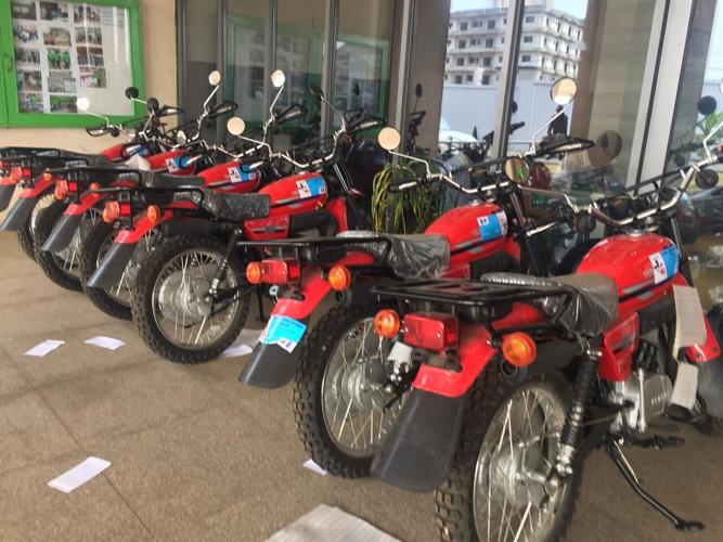 UNDP Provides 16 Motorbikes to Strengthen Extension Delivery | News ...