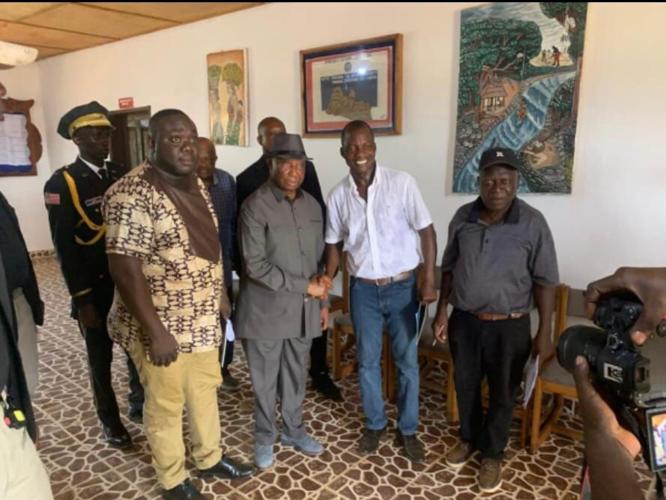 Boakai Visits CAN University in Lofa | News | liberianobserver.com
