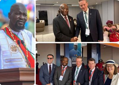Boakai, Friedland Seen on Sidelines of Guinea Inauguration | News ...