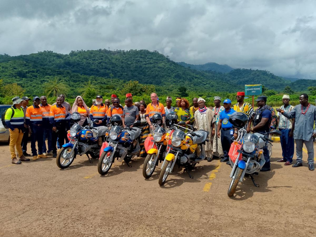 AML Donates Motorcycles to Chiefs within Concessional Area | News ...
