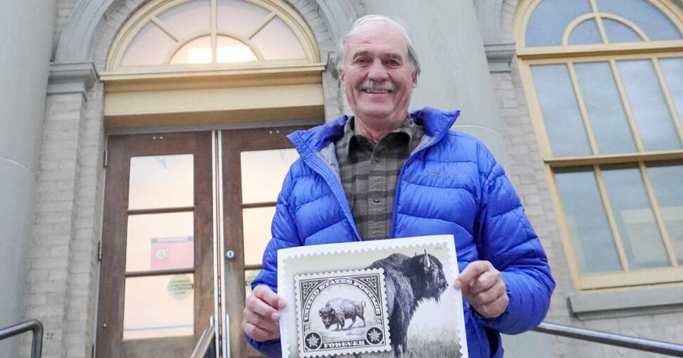 Stamp of approval: USPS features Livingston photographer's bison image ...