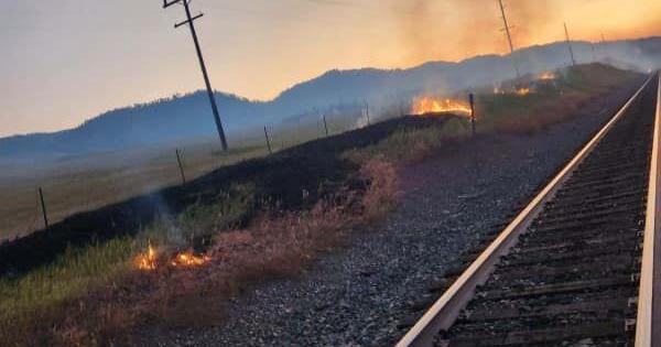 When trains cause fires: Local firefighters battle fires along the ...