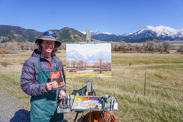 Lines and Landscapes: Artist paints paradise while rehearsing for the ...