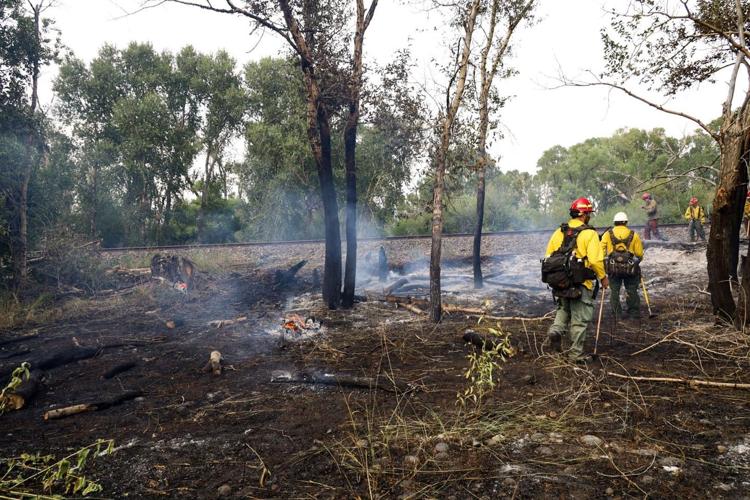 When trains cause fires: Local firefighters battle fires along the ...