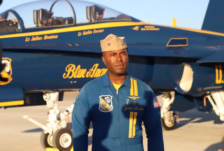 SLIDESHOW: Blue Angels stop by to talk Thunder of Niagara '21 | Gallery ...