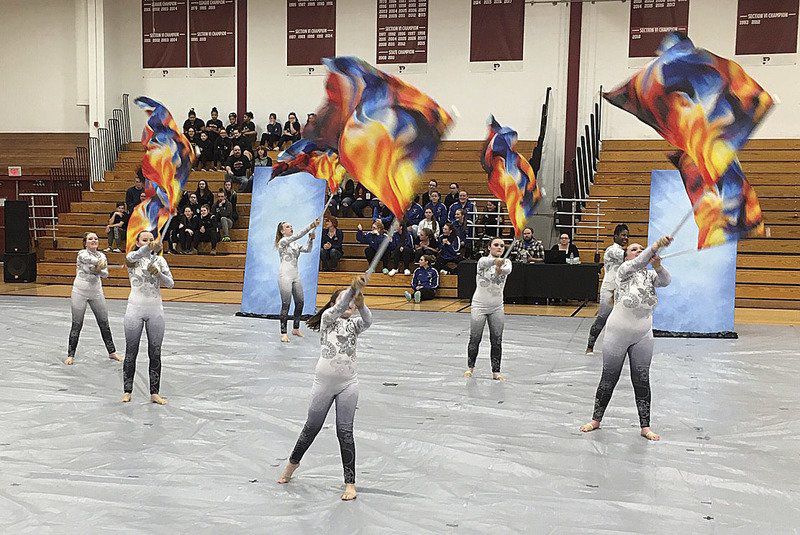 High marks for Medina Mustang Winter Guard | Local News ...