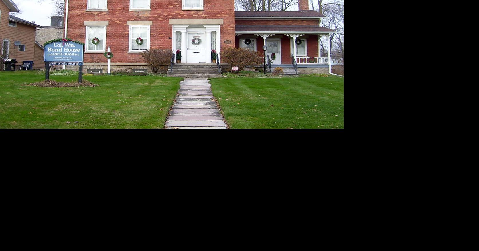 NIAGARA DISCOVERIES: Col. William Bond House | Lifestyles ...
