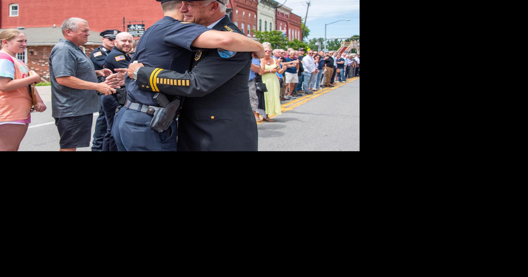 Big crowd on hand to honor retiring Middleport Police Chief John Swick ...