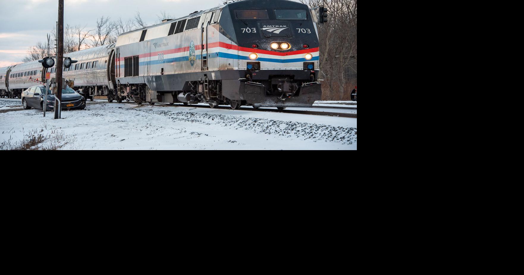 Car 'clipped' by Amtrak train in North Tonawanda Tuesday morning ...
