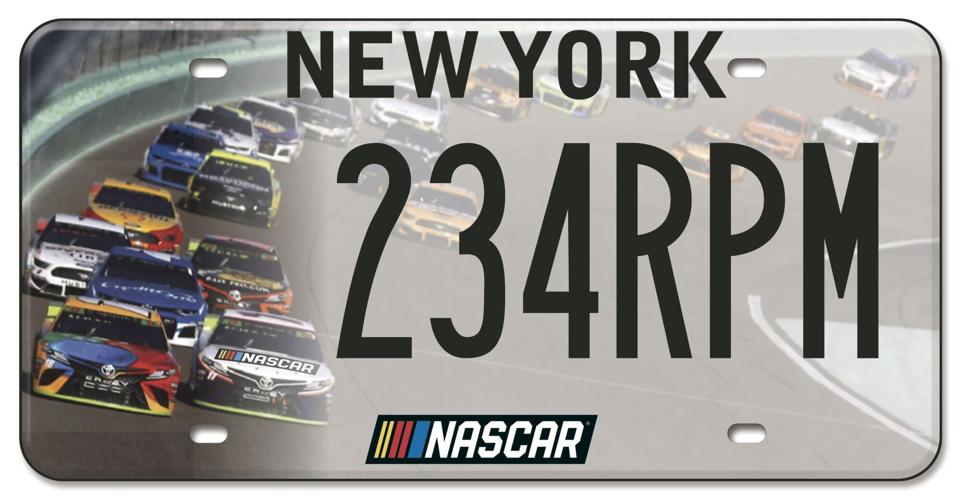 DMV unveils new, redesigned NASCAR license plates | Local News ...
