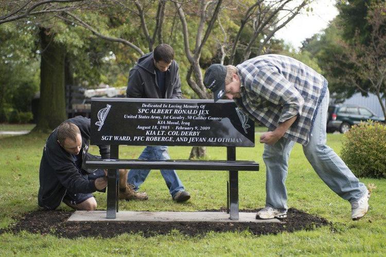 Remembering a hero: Jex bench is dedicated | Local News ...