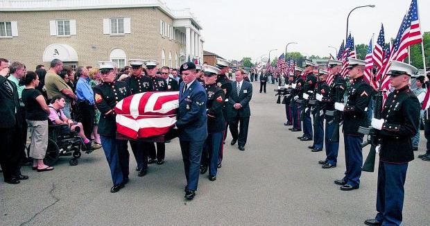 Hundreds Mourn Niagara County Marine Killed In War Local News