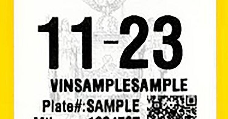 DMV: Inspection stickers getting a new look | Local News ...