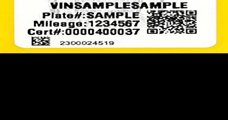 DMV: Inspection stickers getting a new look | Local News ...