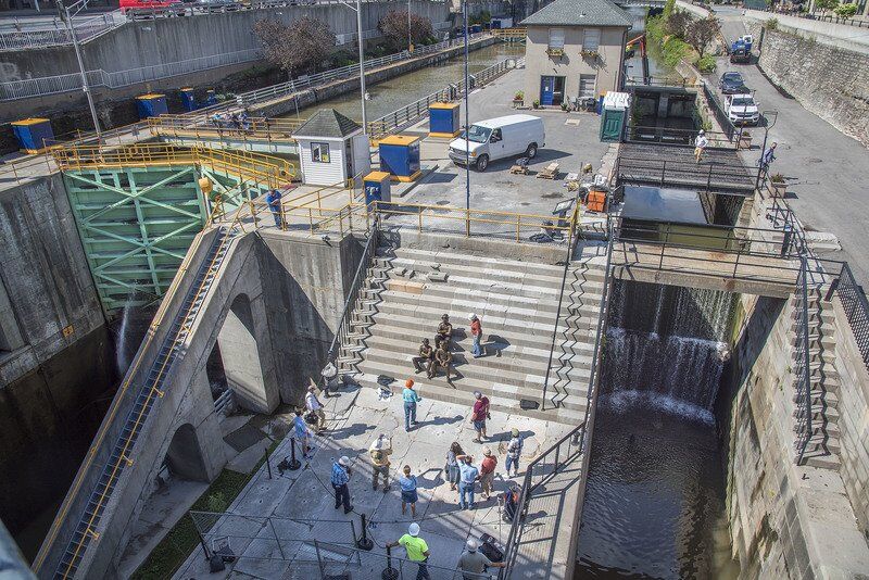 Steps into the past with new Lockport Locks monument | Local News ...