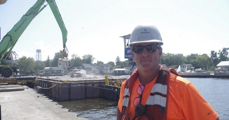 Olcott Harbor gains a bolstered barrier | Local News | lockportjournal.com