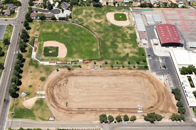 View From Above: Construction continues on Lodi High School track ...