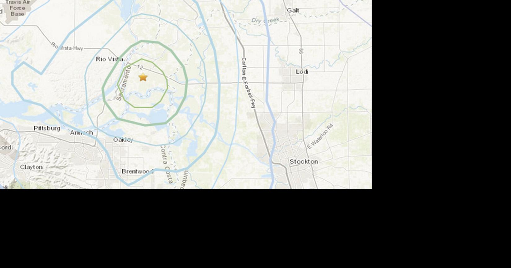 Small earthquake rattles Isleton and prompts phone alerts in Lodi ...