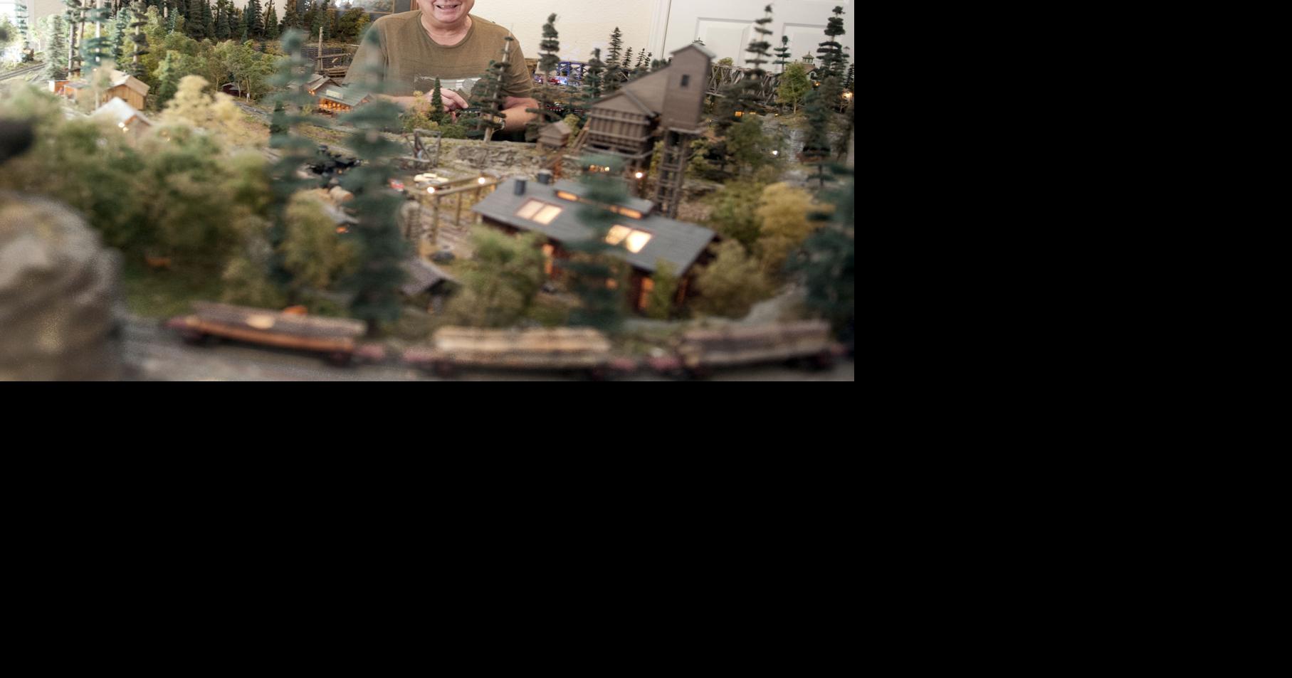 Lodi man fills his hobby room with model railroad and town in miniature ...