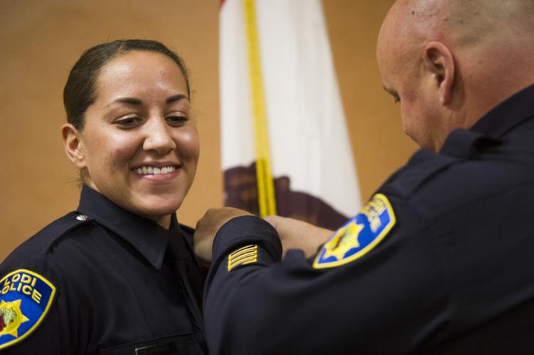 Lodi Police Department promotes officer, welcomes newcomers | News ...