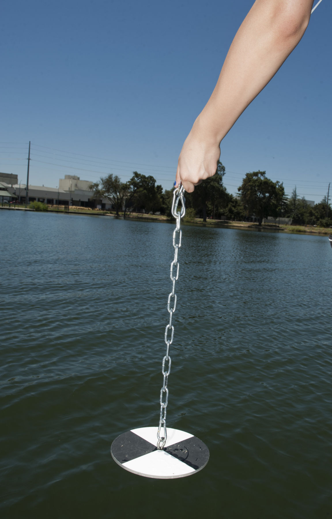 Secchi disc water testing at Lodi Lake | News | lodinews.com