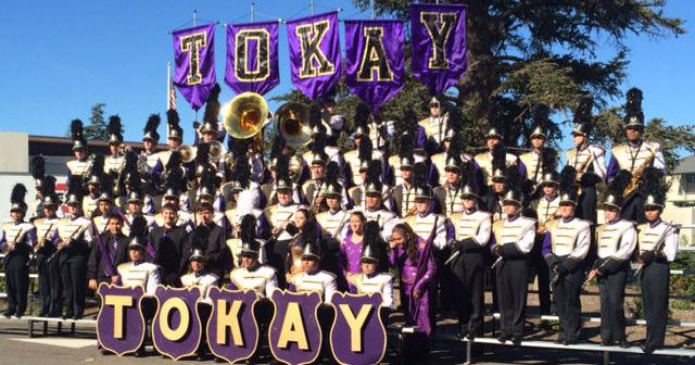 Tokay High School Tiger Marching Band attends band review in Napa ...