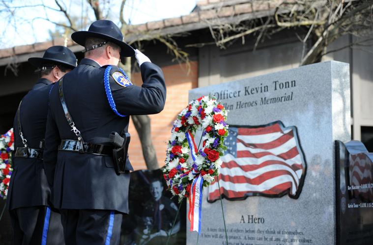 Galt dedicates memorial to slain officers Kevin Tonn and Roy Marcum ...