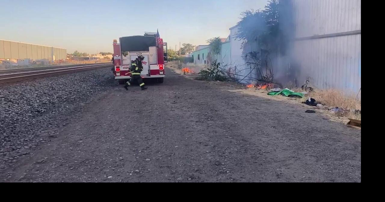 Lodi business suffers damages after fire from homeless camp spreads to ...
