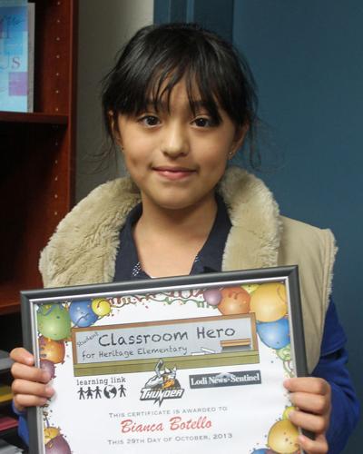 Heritage Elementary School Classroom Heroes | Learning Link | lodinews.com