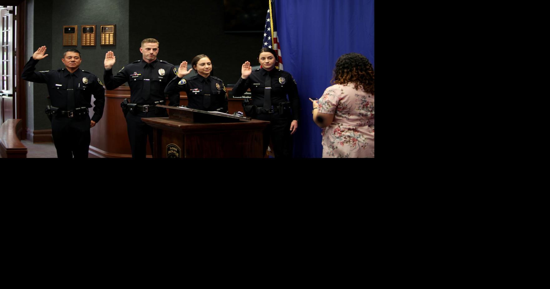 Two promotions, three new hires at Lodi PD ceremony | News | lodinews.com