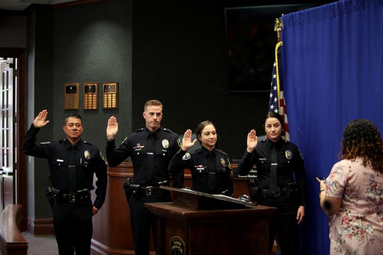 Two promotions, three new hires at Lodi PD ceremony | News | lodinews.com