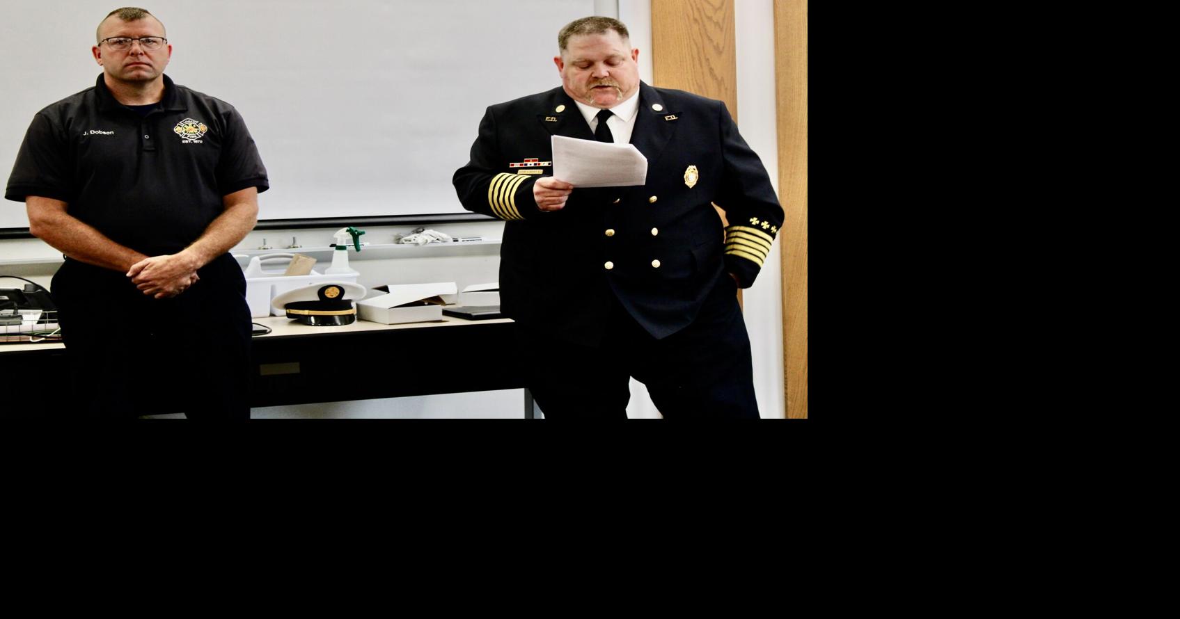 Firefighter, comrades honored for burning crash rescue | News ...