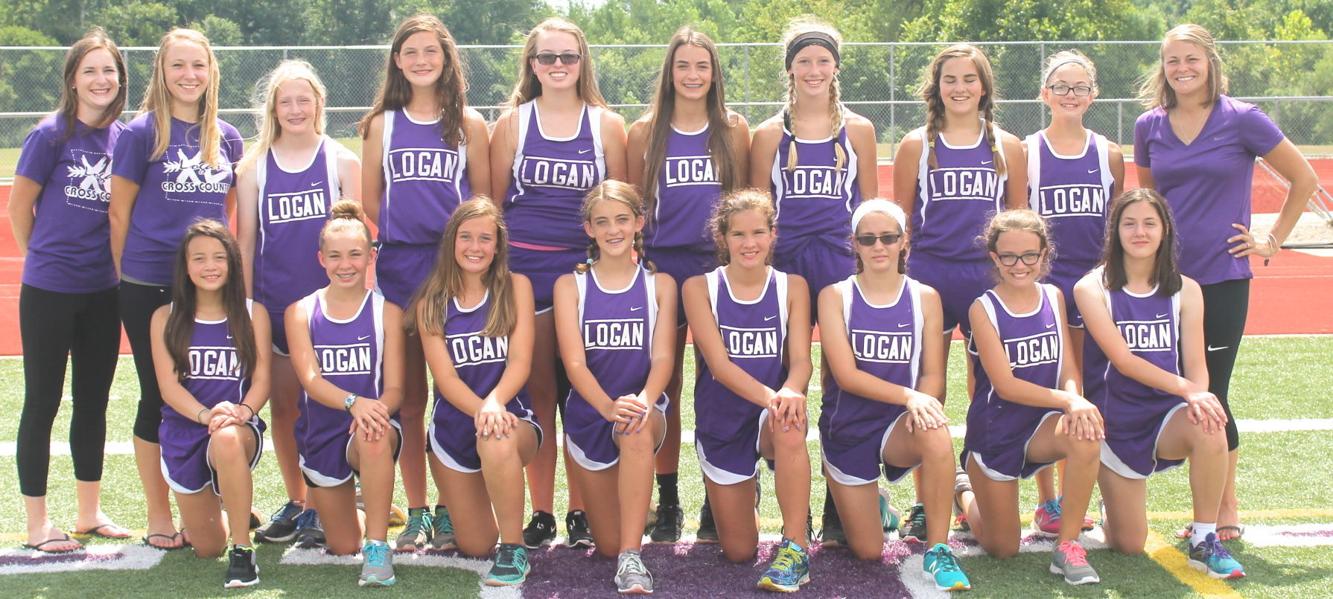 Junior high girls cross country team | Sports | logandaily.com