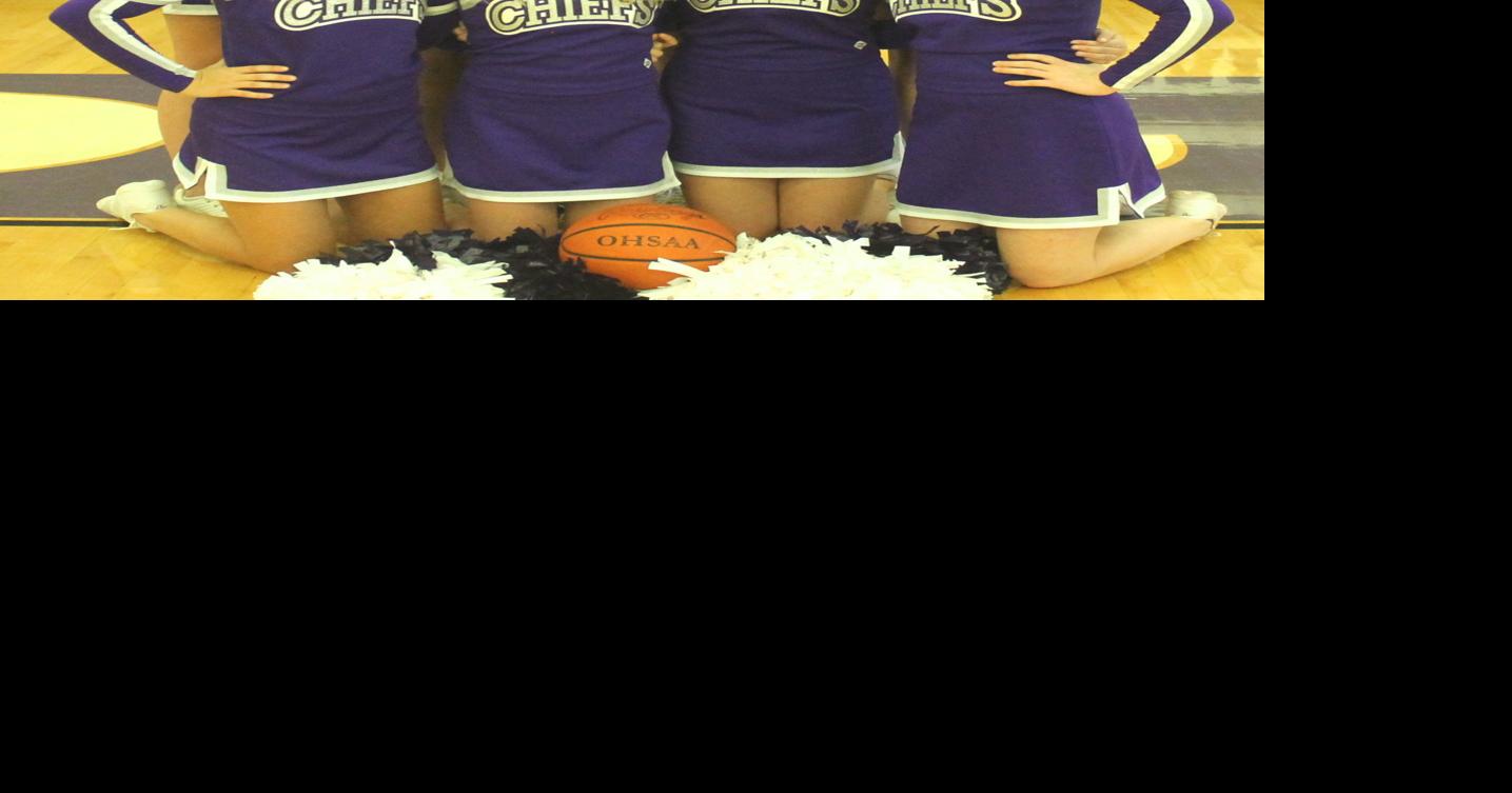 Eighth-grade basketball cheerleaders | Sports | logandaily.com