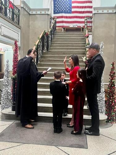 Dicken sworn in as commissioner | News | logandaily.com