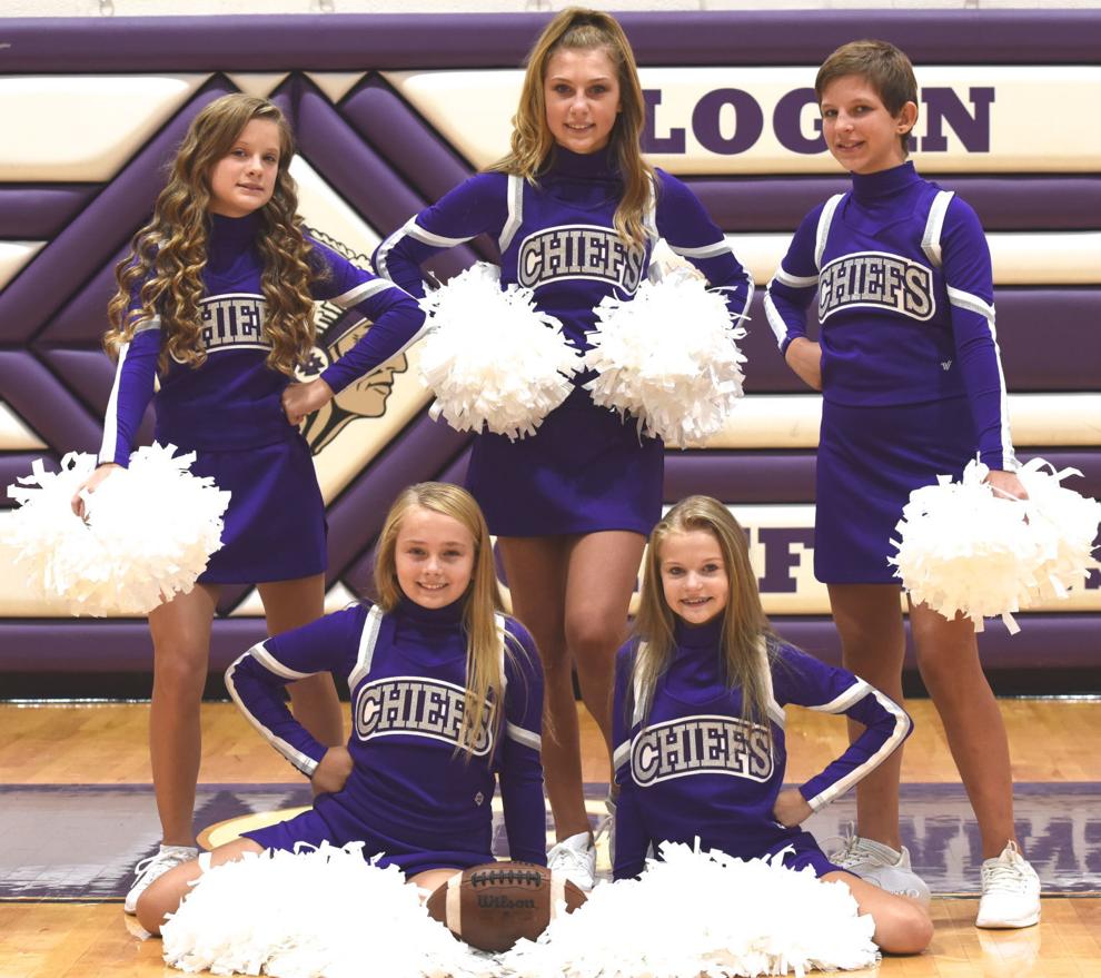 Seventh-grade football cheerleaders | Sports | logandaily.com