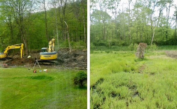 Some Union Furnace residents say sewer project created a swamp | News ...