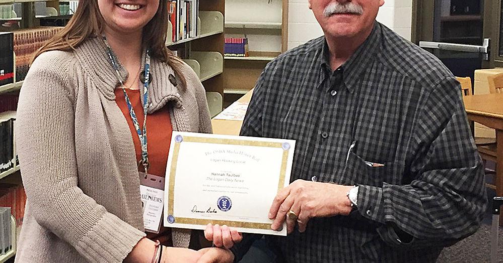 Taulbee receives Media Honor Roll award | News | logandaily.com