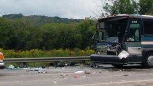 Driver of bus carrying Hocking College students injured in accident ...