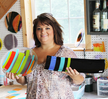 Logan woman fuses glass into art | News | logandaily.com