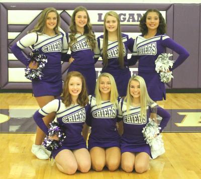 Eighth-grade football cheerleaders | Sports | logandaily.com