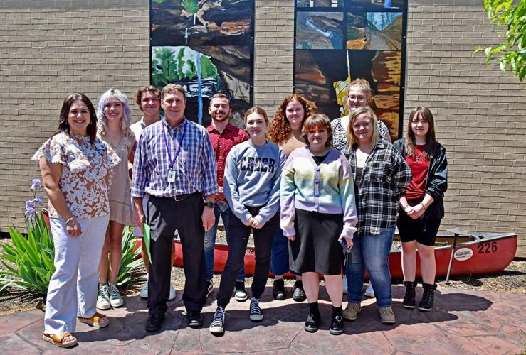 Logan High School art class designs murals for Hocking Valley Community ...