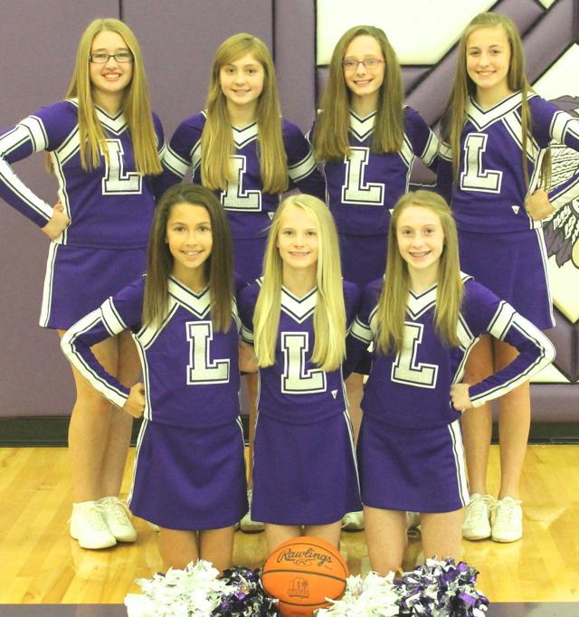 Seventh-grade basketball cheerleaders | Sports | logandaily.com