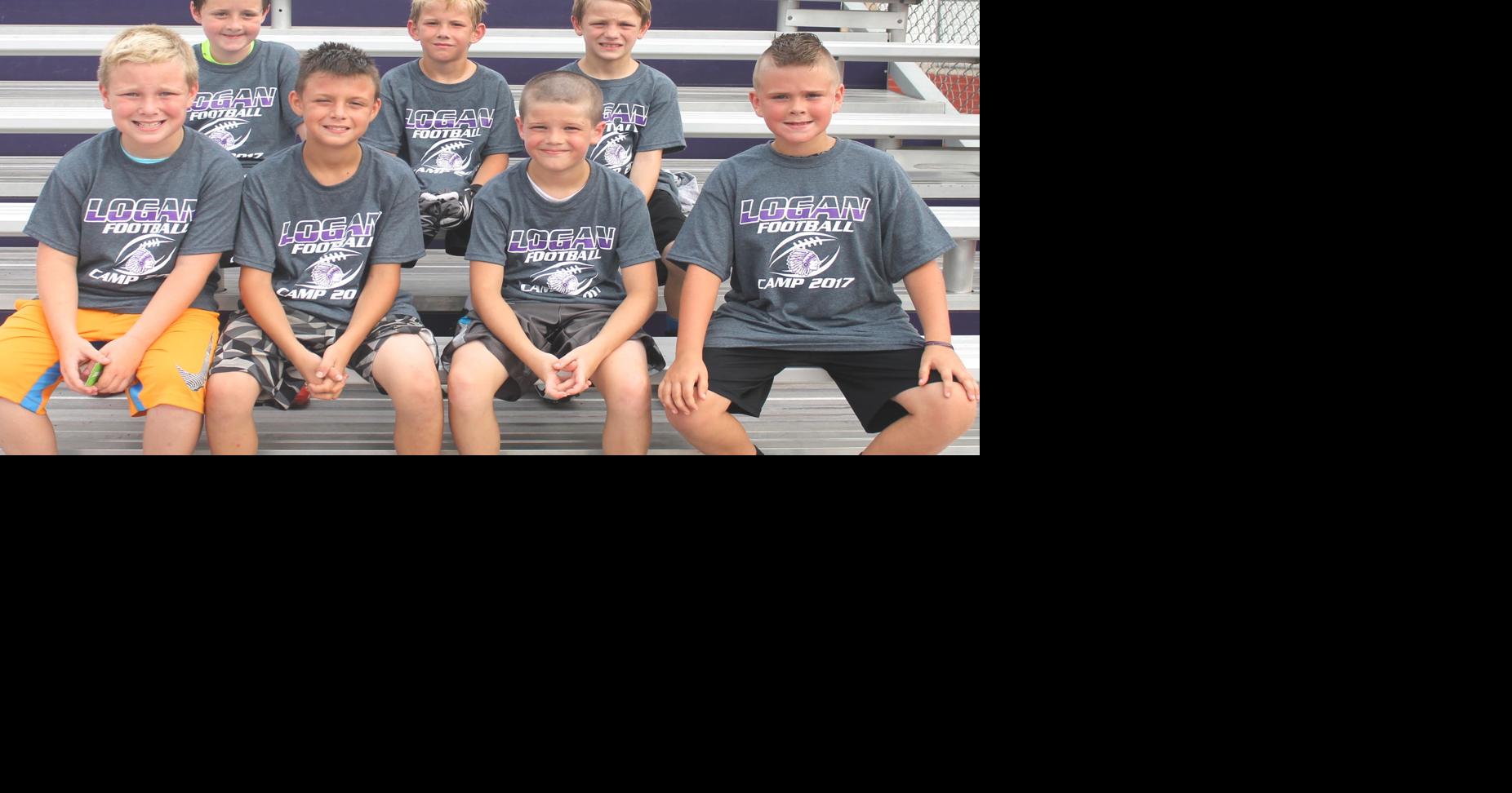 Third-fourth grade football camp winners | Sports | logandaily.com