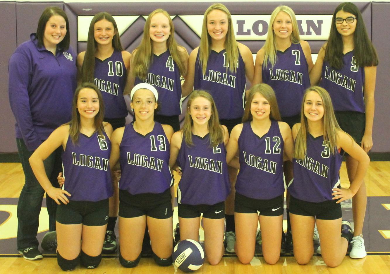 Logan eighth-grade volleyball team | Sports | logandaily.com