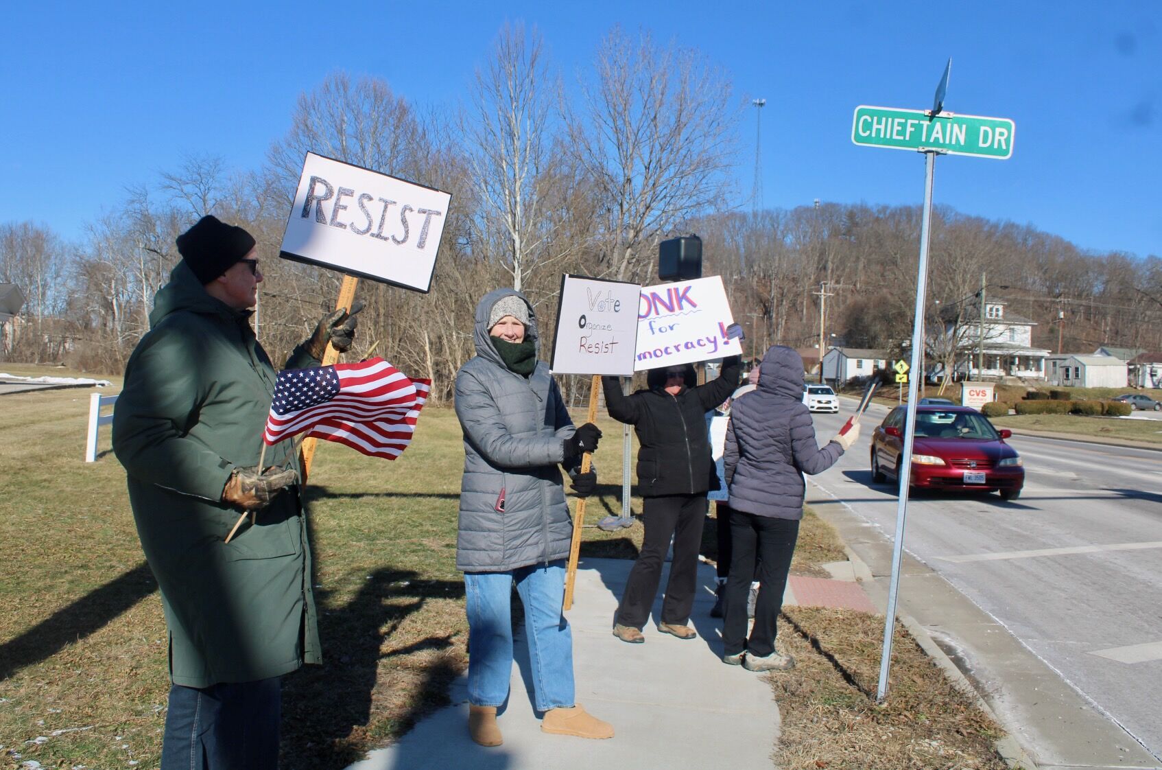 Local protest against Trump administration held | News | logandaily.com