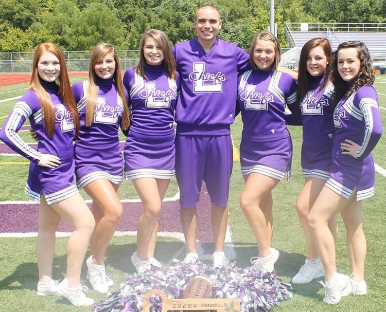 Senior Logan Chieftain football cheerleaders | Sports | logandaily.com