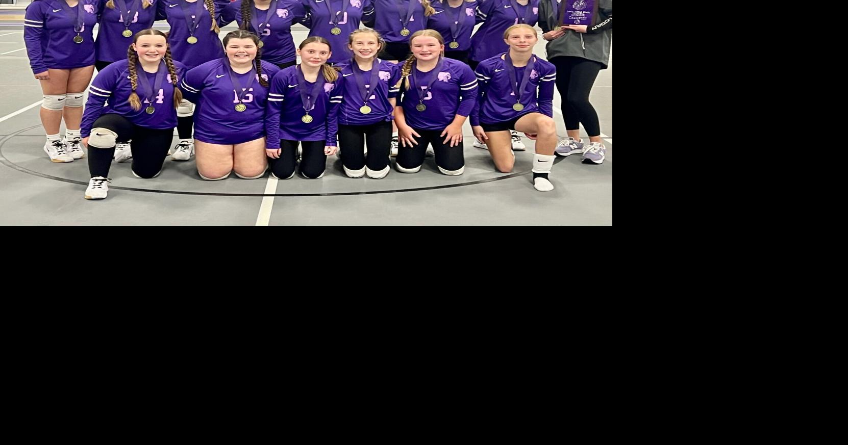 Seventh grade volleyball team wins championship | Sports | logandaily.com