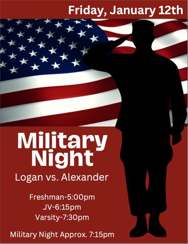 Logan High School Basketball will host Military Night on January 12th ...